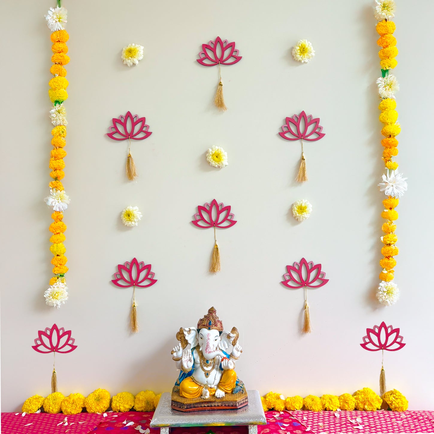 Buy DIY Lotus Backdrop Decor Kit | Festive Collections | Doodlez