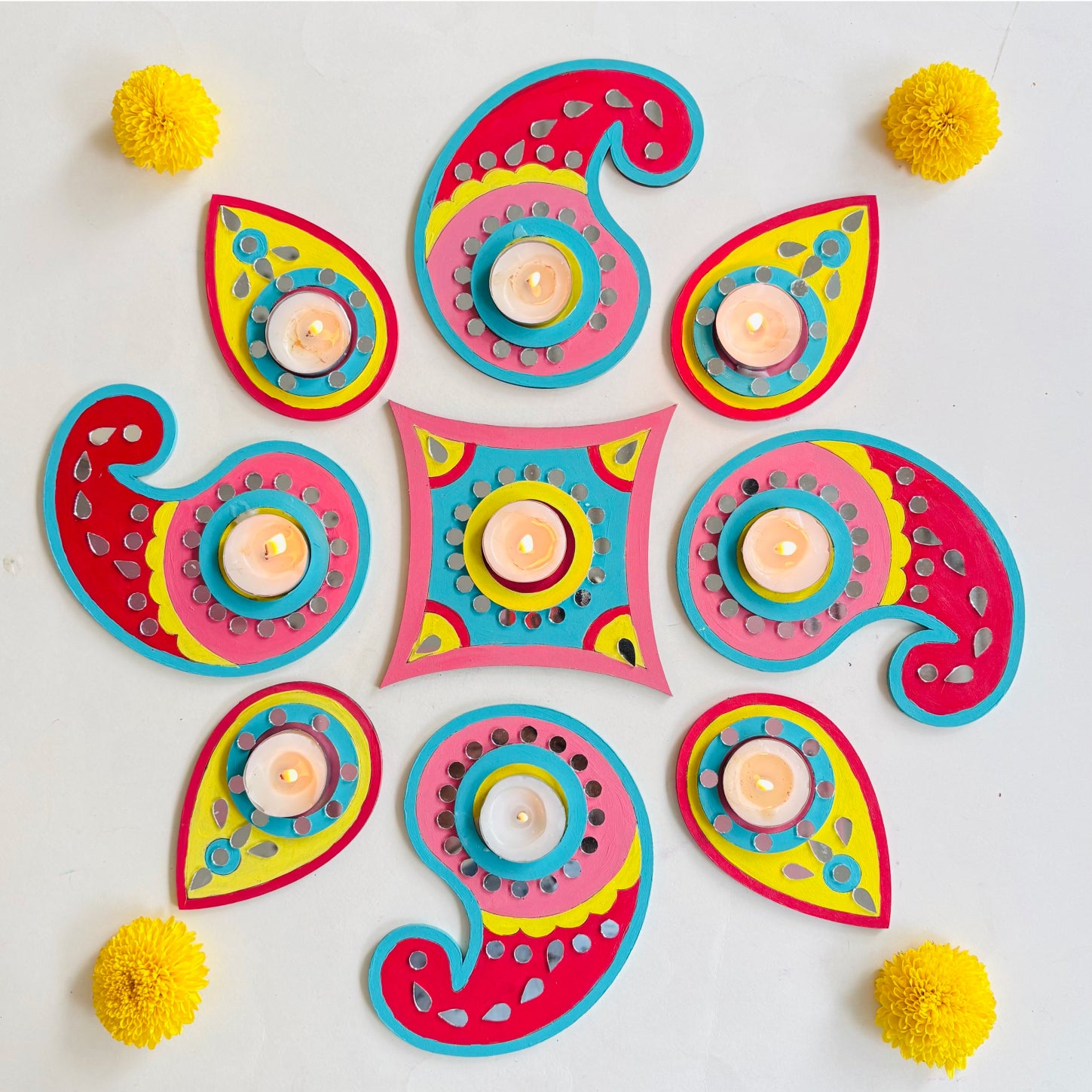 DIY Paisley Rangoli Kit | Doodlez.in